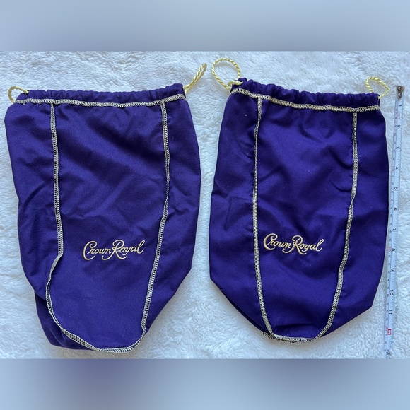 Other | 2 Large Crown Royal Purple Bags | Poshmark